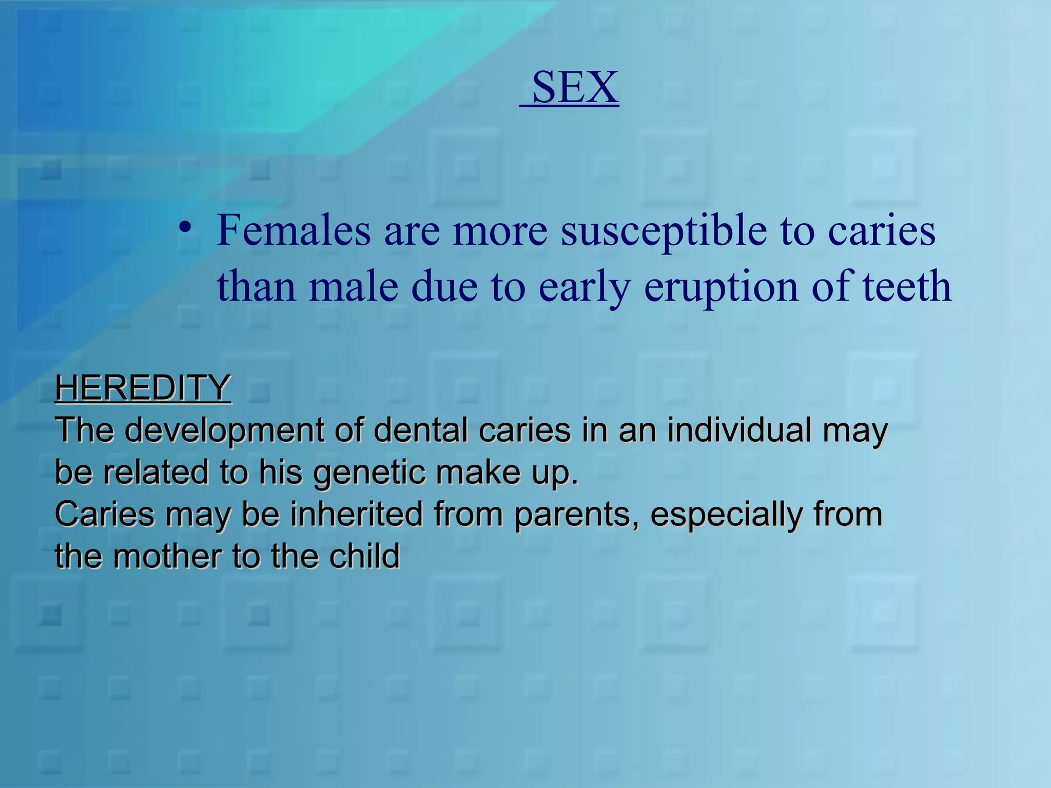 Aetiopathology & classification of caries | PPT