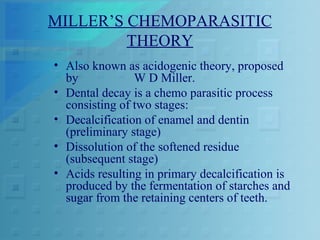 Aetiopathology & classification of caries | PPT