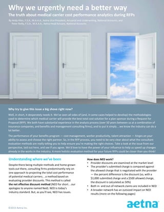 Aetna perspectives on_ned | PDF