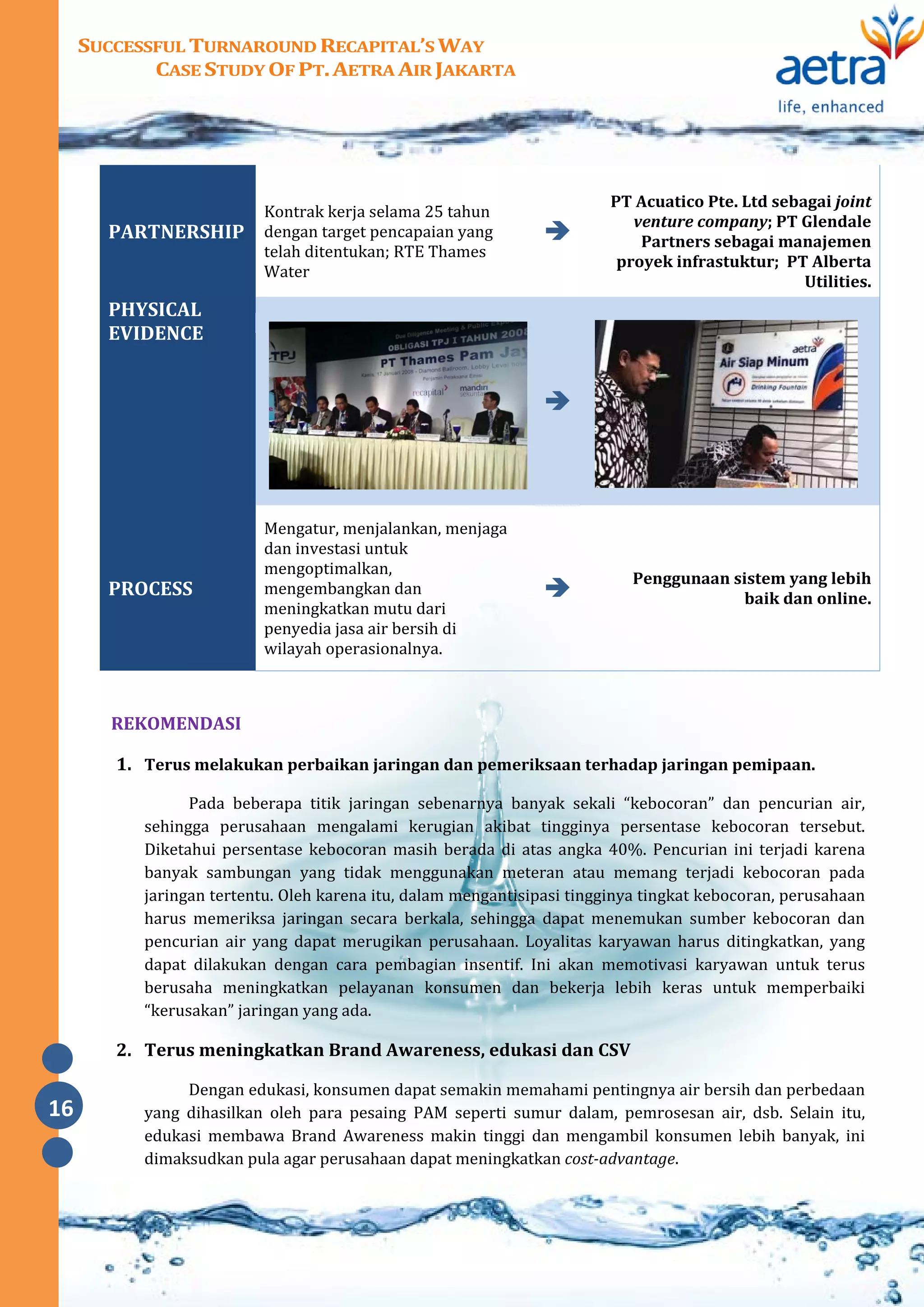 Aetra Indonesia - Case Study | PDF