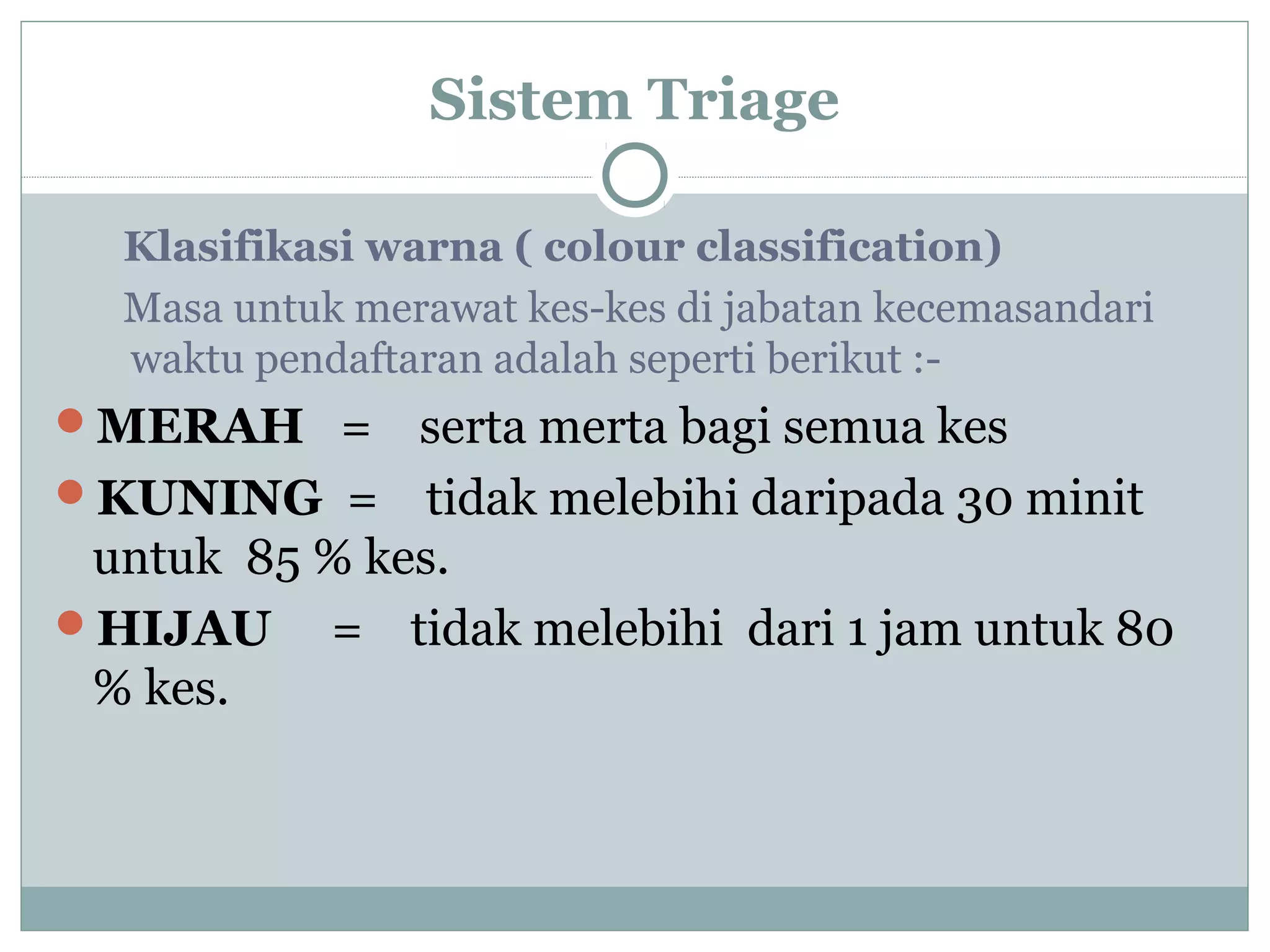 A& e triage pp3 | PPT