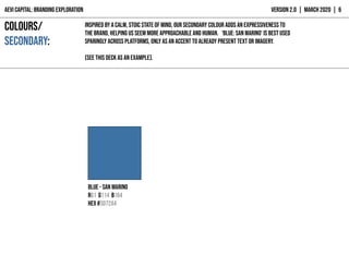 Aevi Capital Branding Exploration | PPT