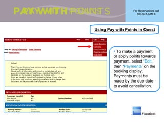 Pay With Points | PPT
