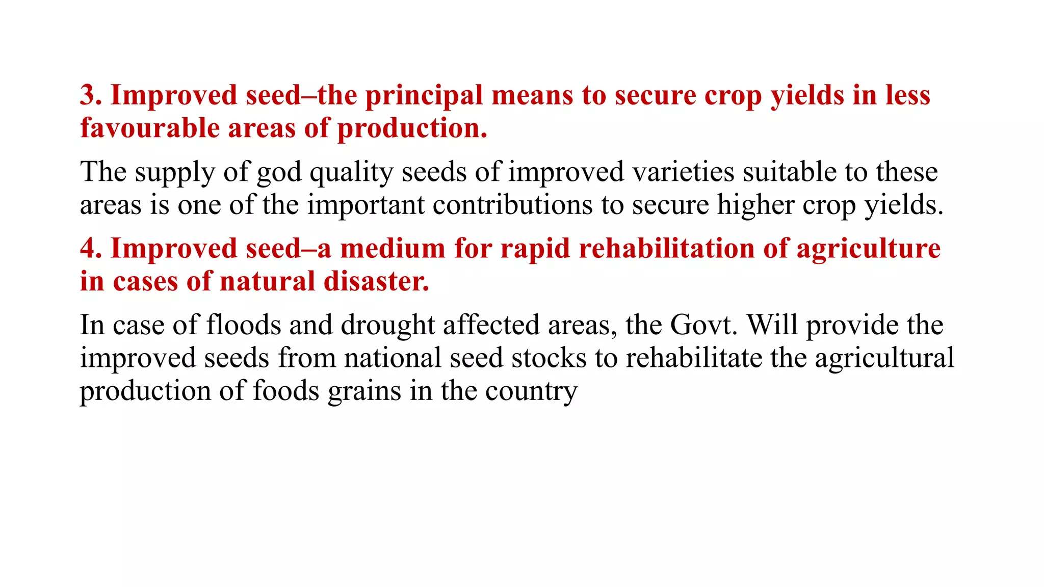 Introduction to seed and seed technology | PPTX