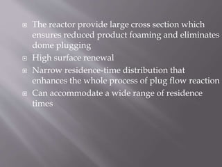 Features of an ideal Plug Flow Reactor | PPTX