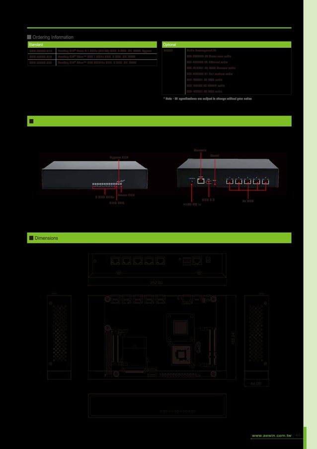 Aewin network security appliance network management platform_scb6972 | PDF