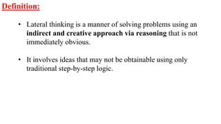Lateral Thinking | PPT
