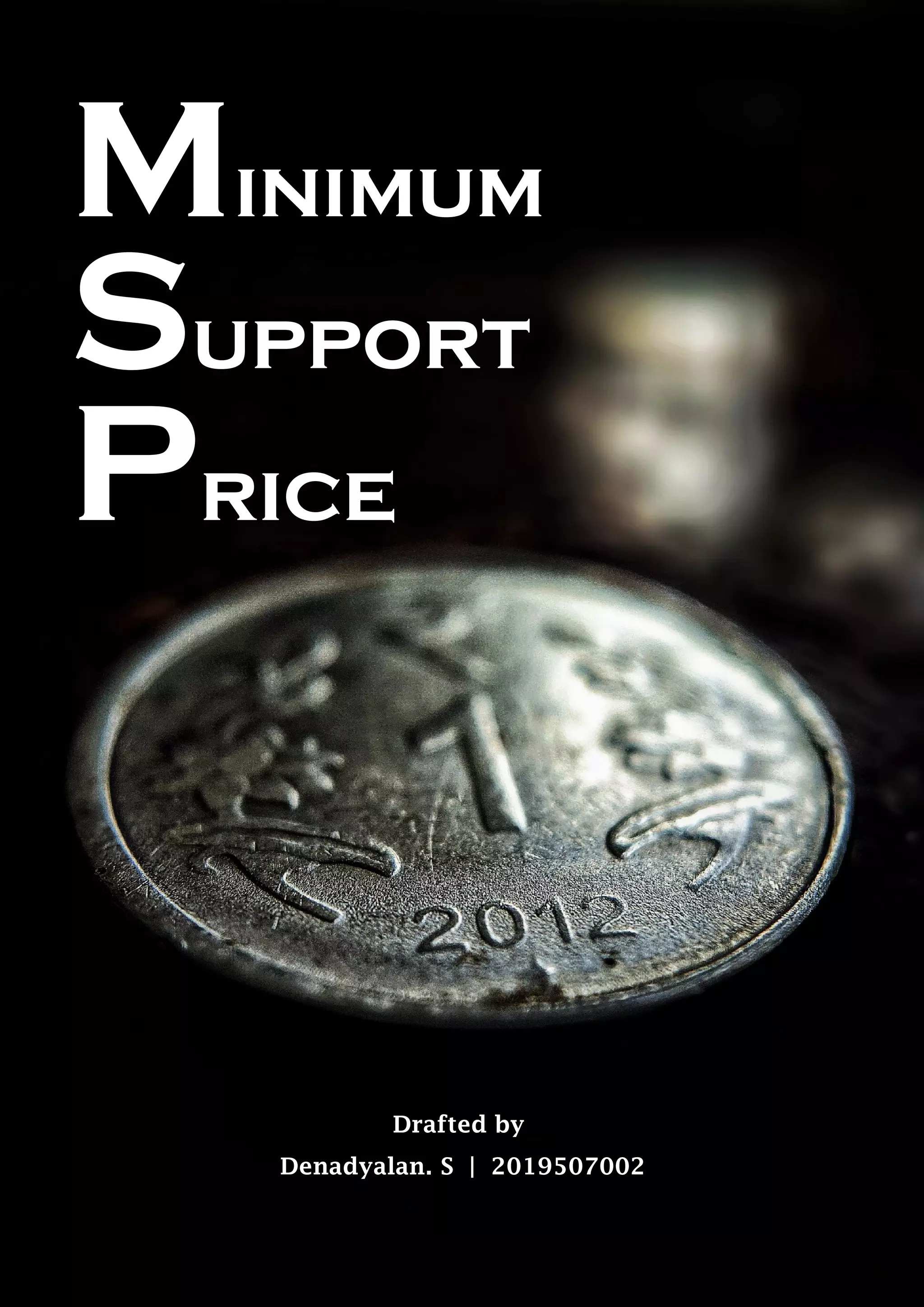 MSP-Minimum support prize | PDF | Agriculture | Industries