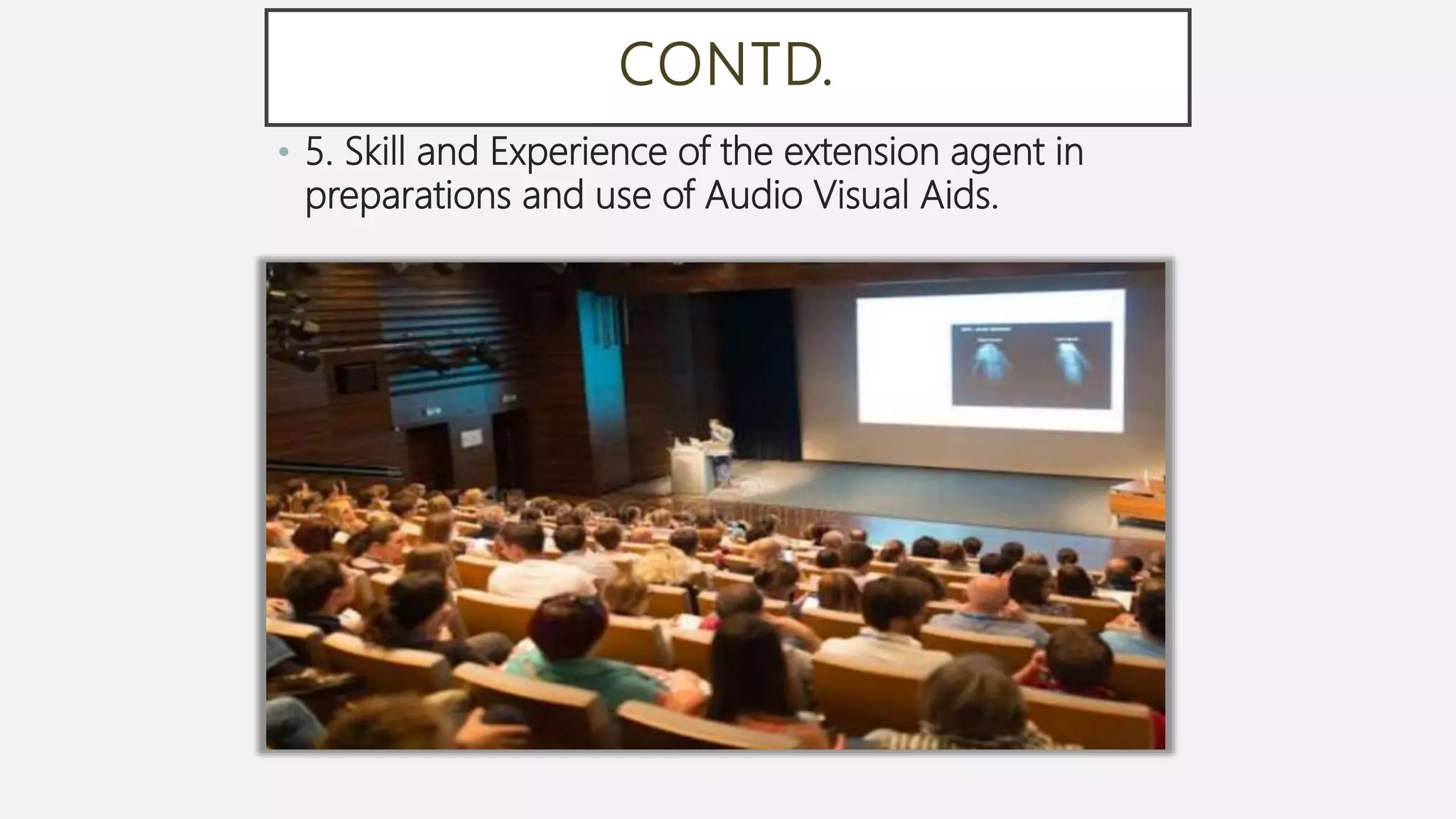 Audio-visual aids - classification, selection, use and production | PPTX