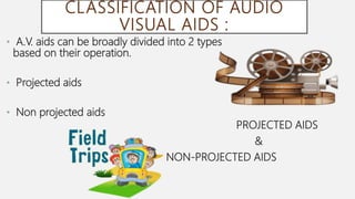 Audio-visual aids - classification, selection, use and production | PPTX