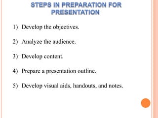 oral presentation skills | PPTX