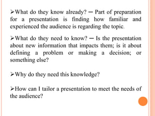 oral presentation skills | PPTX