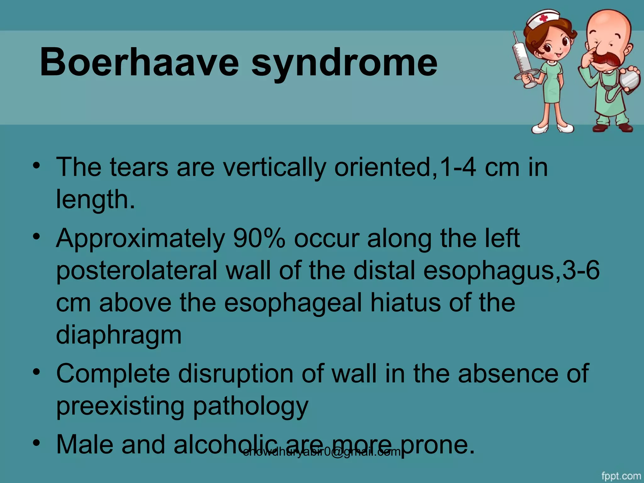 Esophageal Perforation | PPT