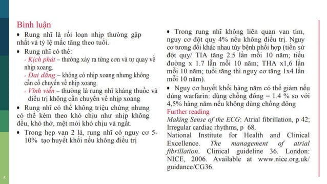 Tiếp Cận Chẩn Đoán Và Điều Trị Rung Nhĩ 2021 | PPTX