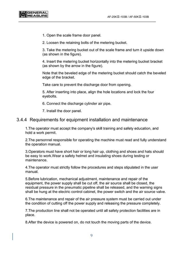 AF-25K 50K Packing Filler Operating instruction.pdf