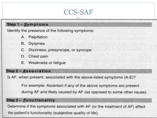 Atrial fibrillation causes,pathogenesis, clinical presentation 2013 | PPTX