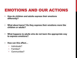 American Family - Emotions | PPTX