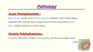 Amniotic fluid disorder | PPTX