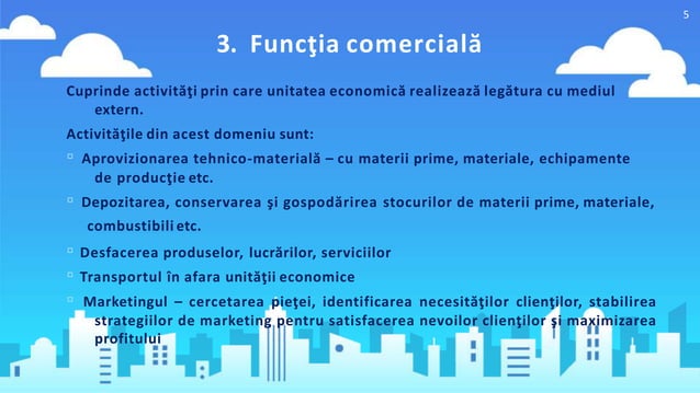 Functiile intreprinderii | PPTX