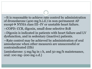 Atrial fibrillation: rate or ryhthm? | PPTX