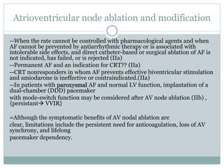 Atrial fibrillation: rate or ryhthm? | PPTX