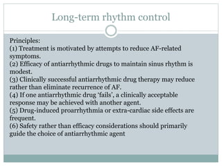 Atrial fibrillation: rate or ryhthm? | PPTX