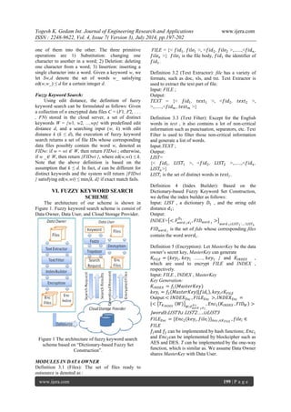 Fuzzy Keyword Search Over Encrypted Data in Cloud Computing | PDF