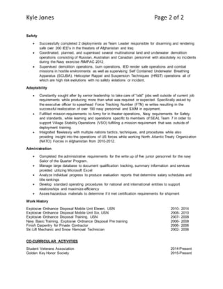Kyle Jones Resume final | PDF