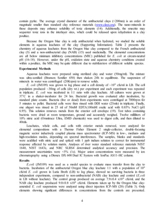 Oregon Blue clay ASU report | PDF