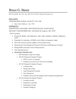 Bruce resume | PDF