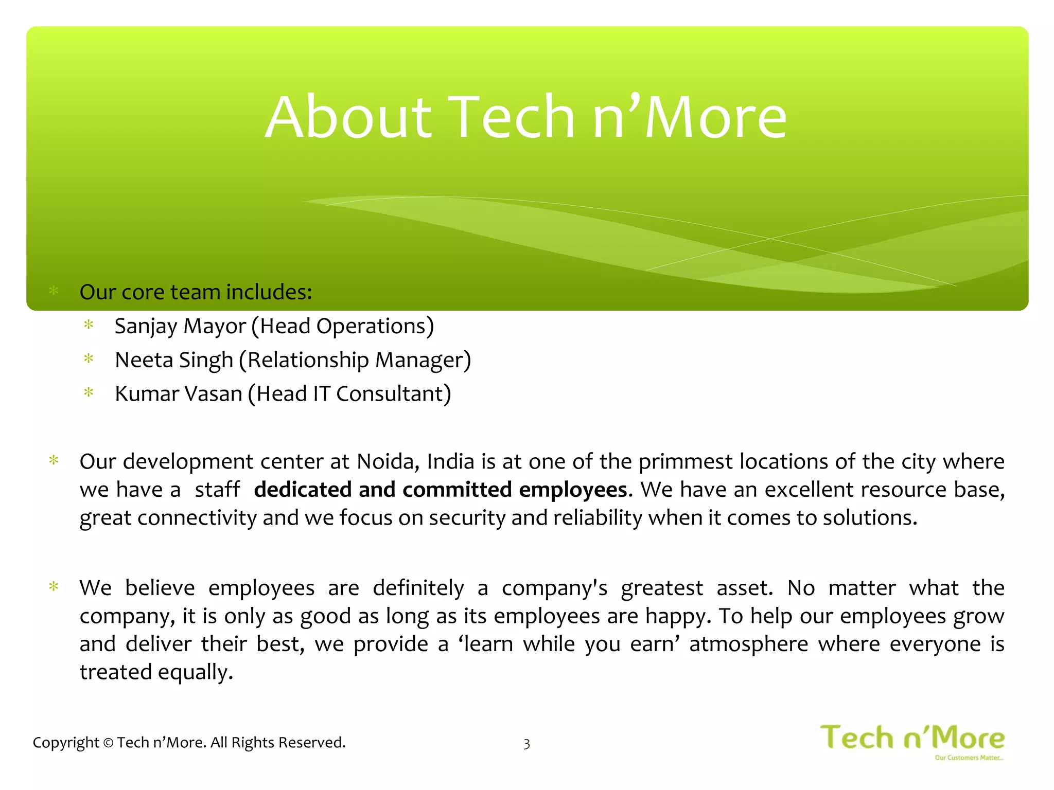 Tech n’More PPT | PPT