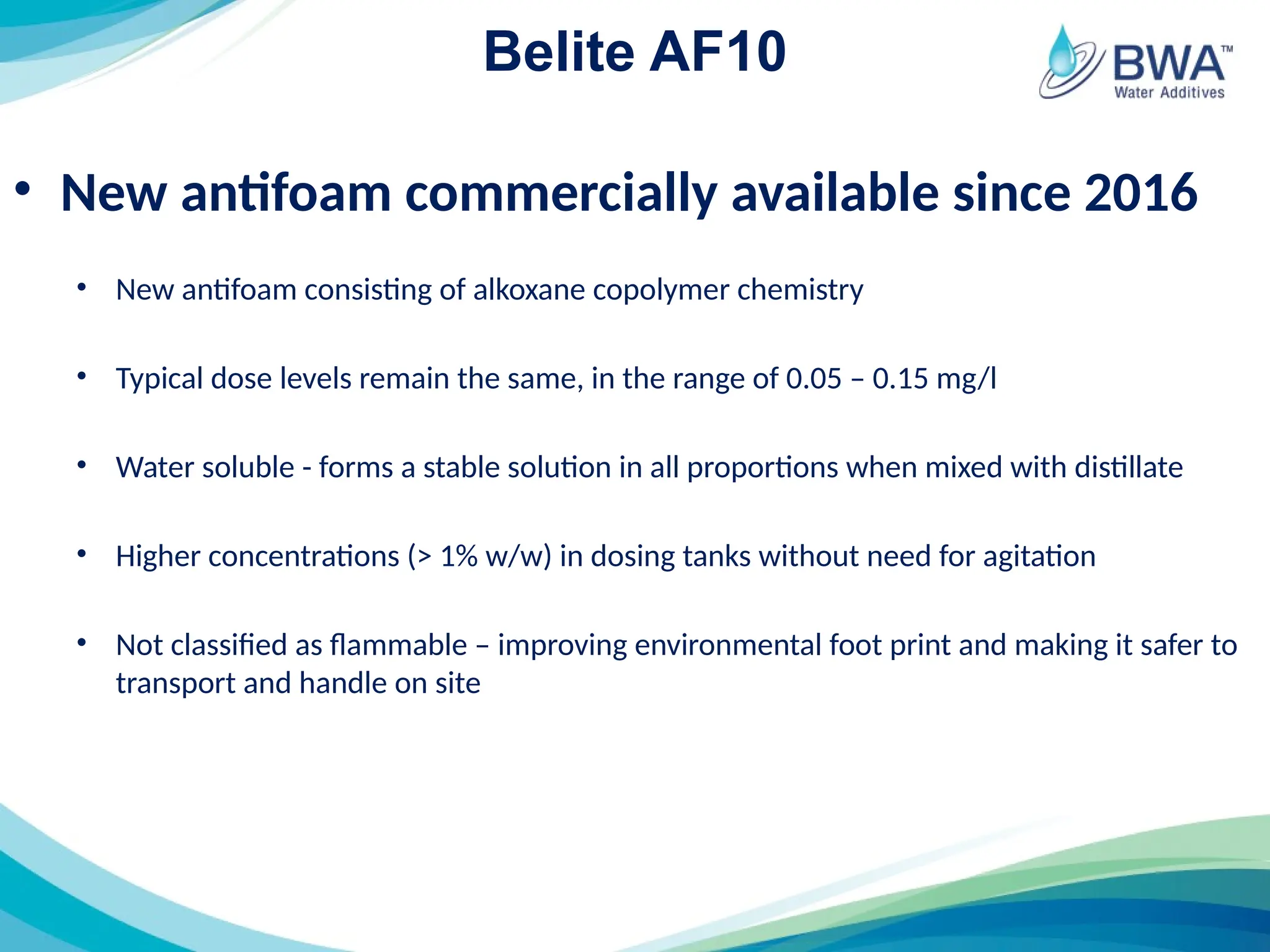AF10 SlidesSWEF.pptx new af10 antifoam xx | PPTX