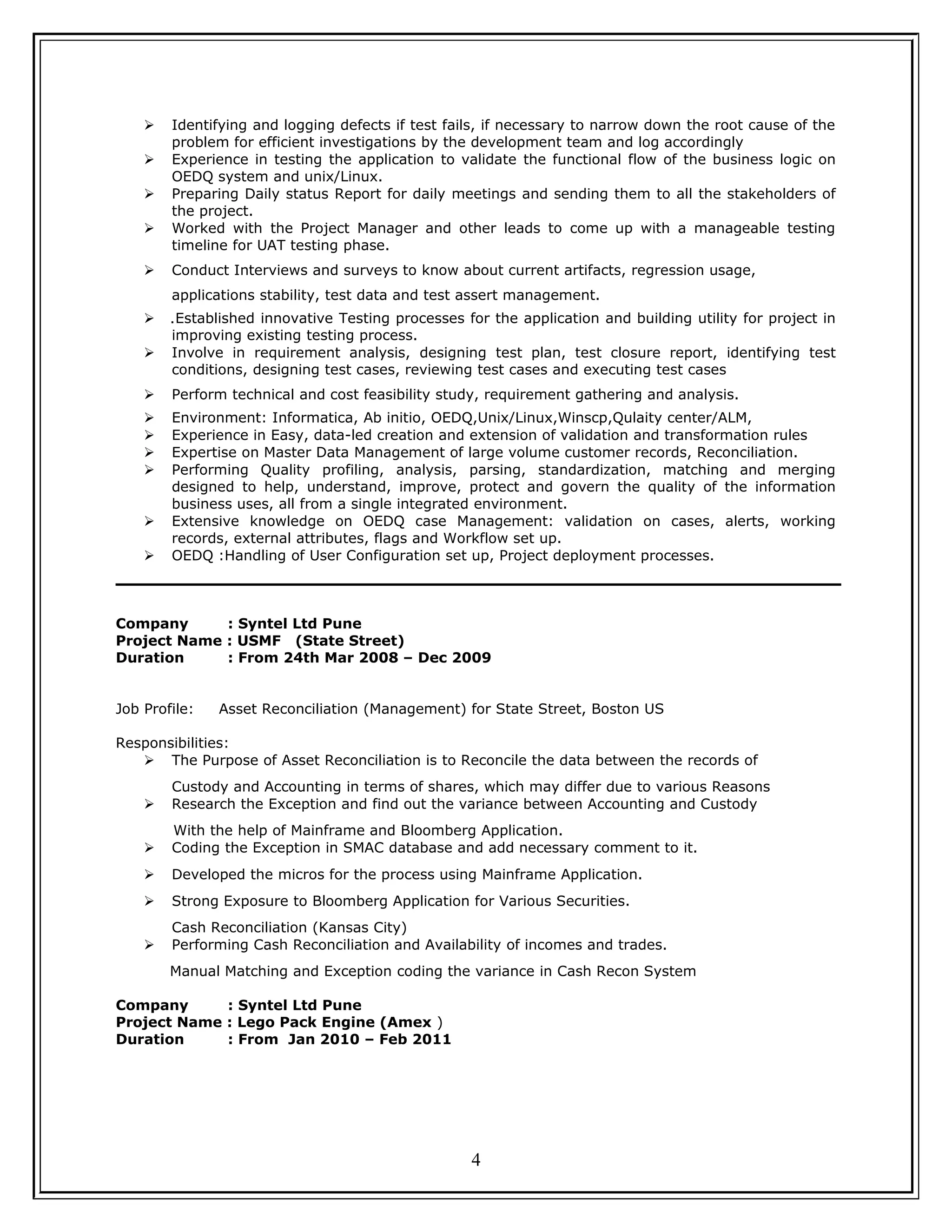 Vinod_Resume | PDF