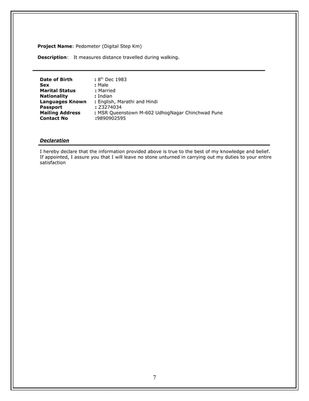Vinod_Resume | PDF
