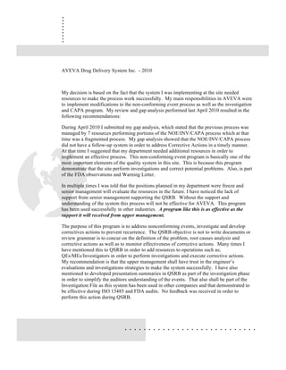 Letter AV 1 | PDF | Business | Business and Finance