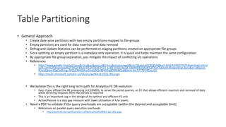 Dev Analytics Aggregate DB Design Analysis | PPTX | Databases ...