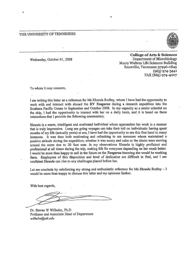 Cert of Service & Reference letters | PDF