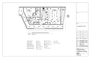 Auto Cad drawing layouts of Residential Unit | PPT