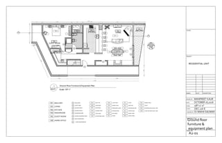 Auto Cad drawing layouts of Residential Unit | PPT
