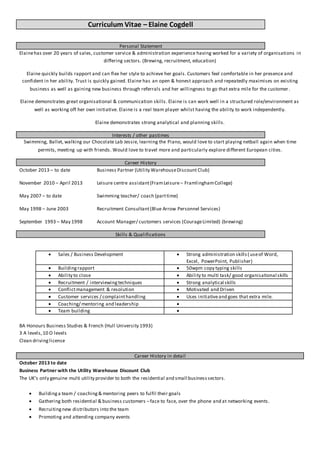 Curriculum Vitae | DOCX