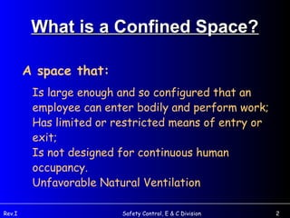Confined Space by bbp | PPT