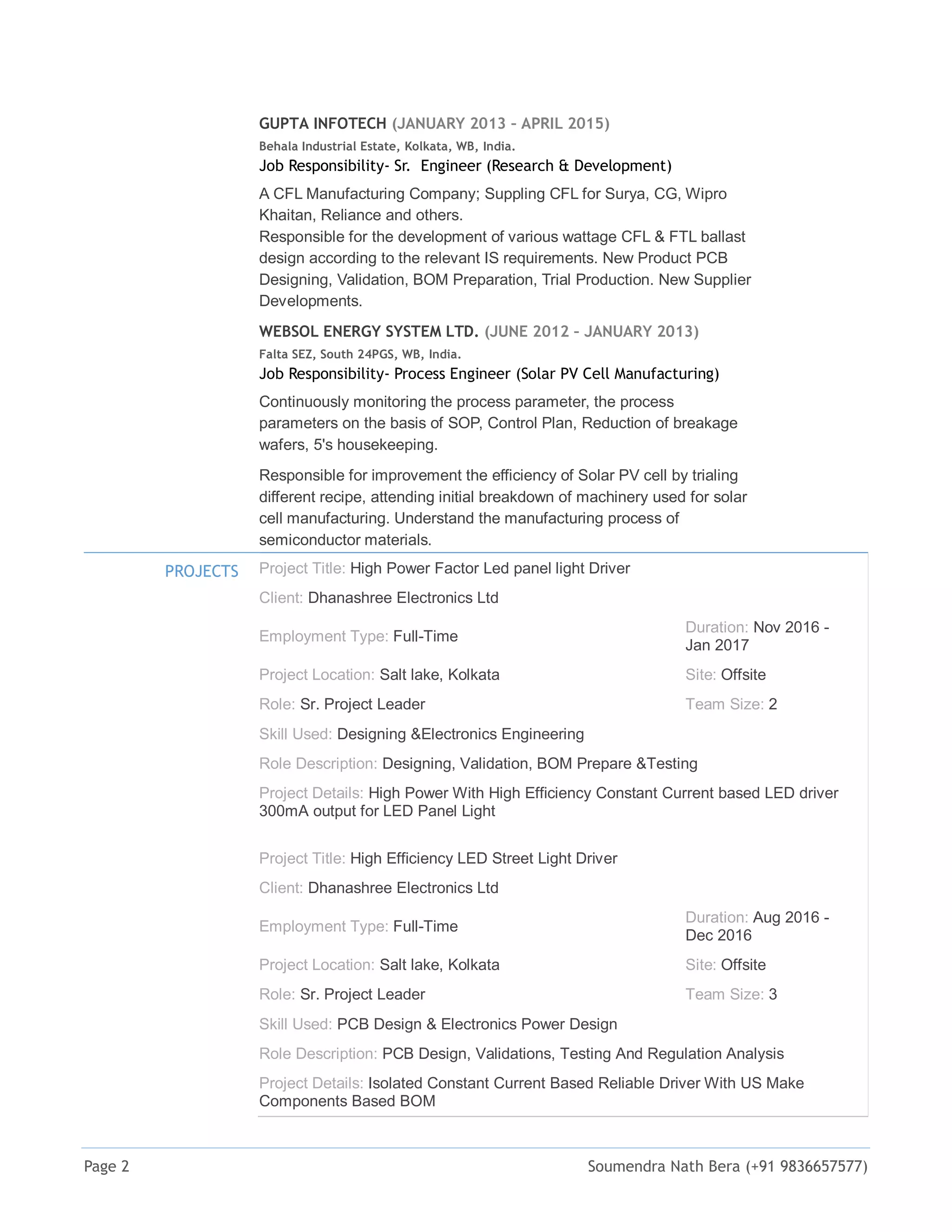 Resume 2017 Signed | PDF | Business | Business and Finance