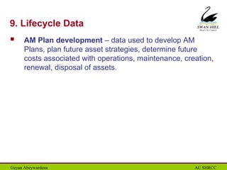 Asset Data Knowledge for AMSC | PPT