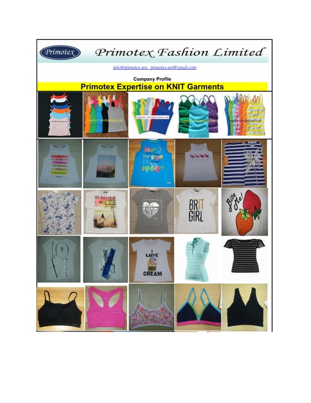Primotex Profile | PDF | Needlework | Arts and Crafts