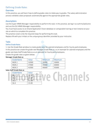 Oracle Compensation Management | PDF