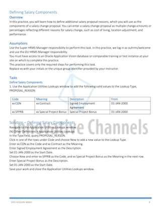 Oracle Compensation Management | PDF