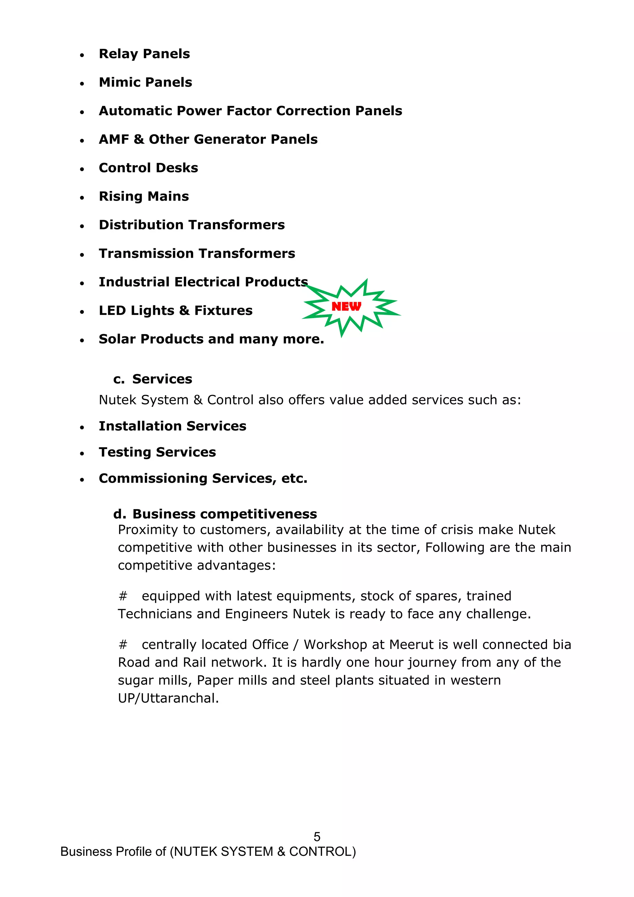 nutek_business_profile detailed | PDF