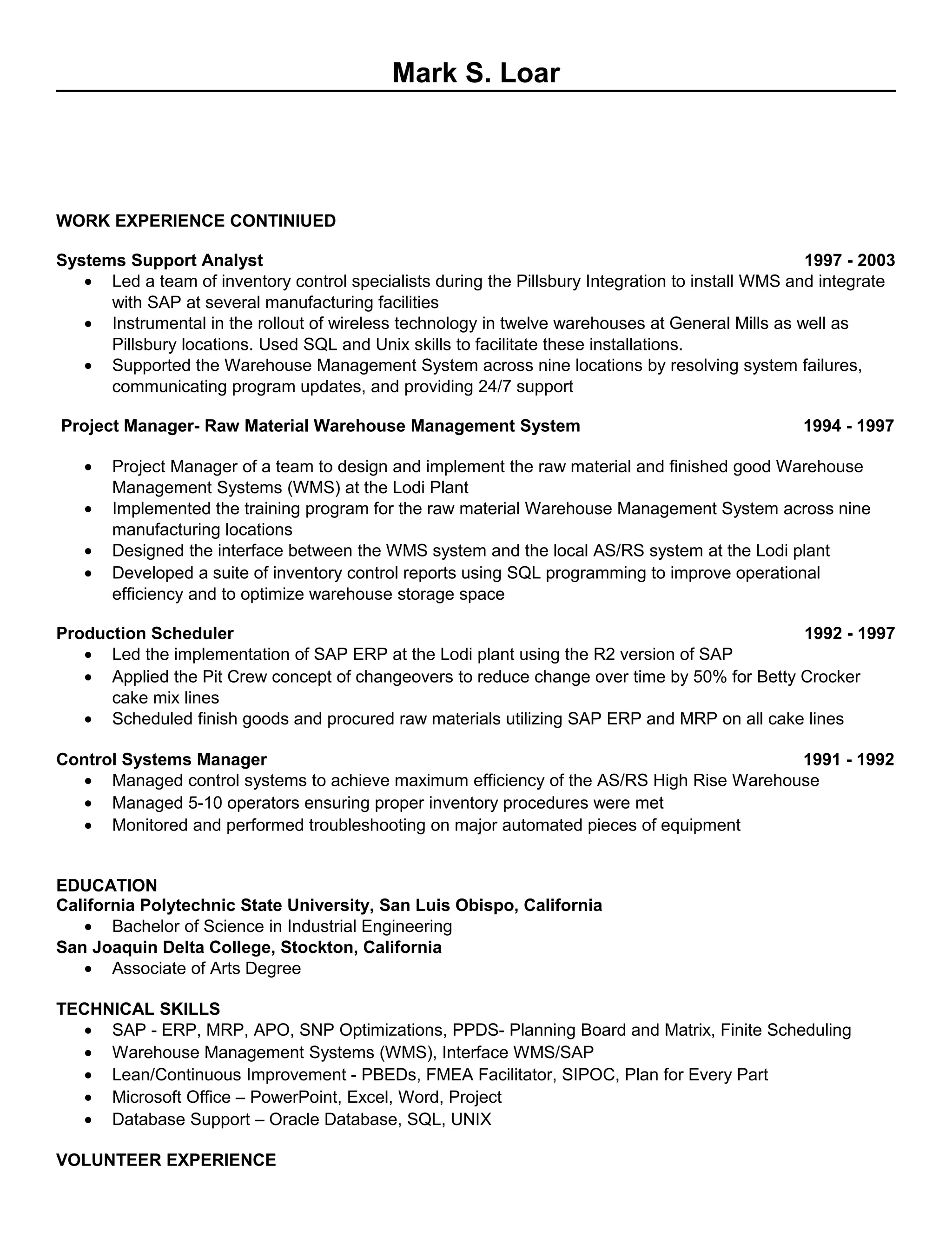 Mark Loar- Resume R1 | DOC