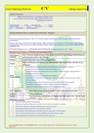 MUHAMMAD CV (1) | PDF