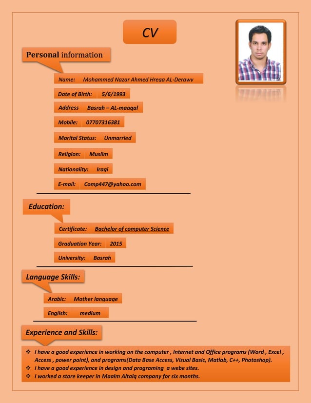 Mohammed en cv pdf | PDF